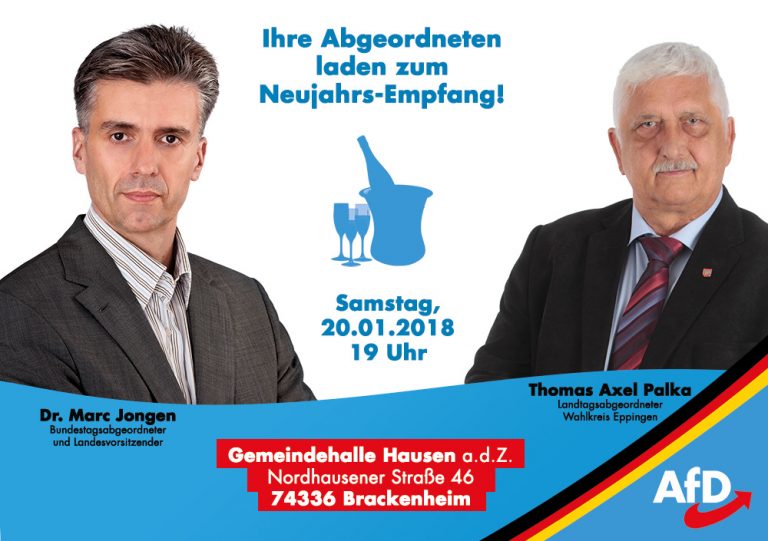 Dr. Marc Jongen und Thomas Palka in Brackenheim – Thomas Palka, MdL