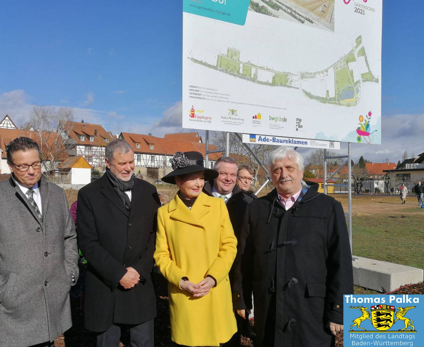 Spatenstich zur Landesgartenschau in Eppingen 2021 – Thomas Palka, MdL