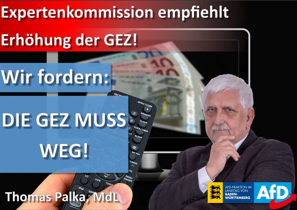 Die GEZ muss weg! – Thomas Palka, MdL