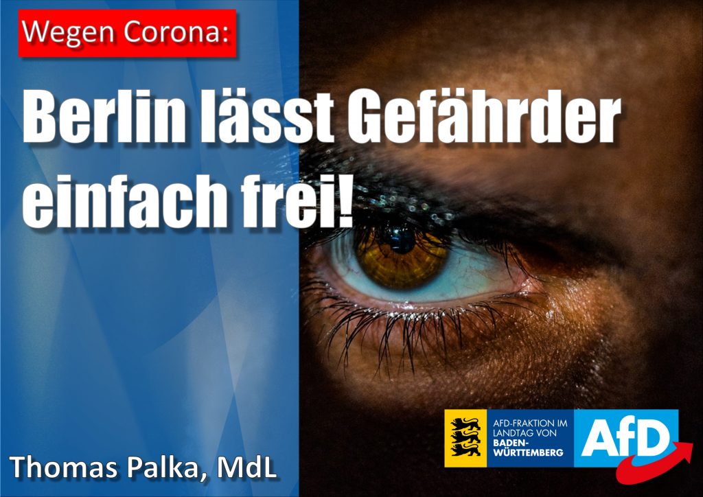 Gefährder auf freiem Fuß! – Thomas Palka, MdL