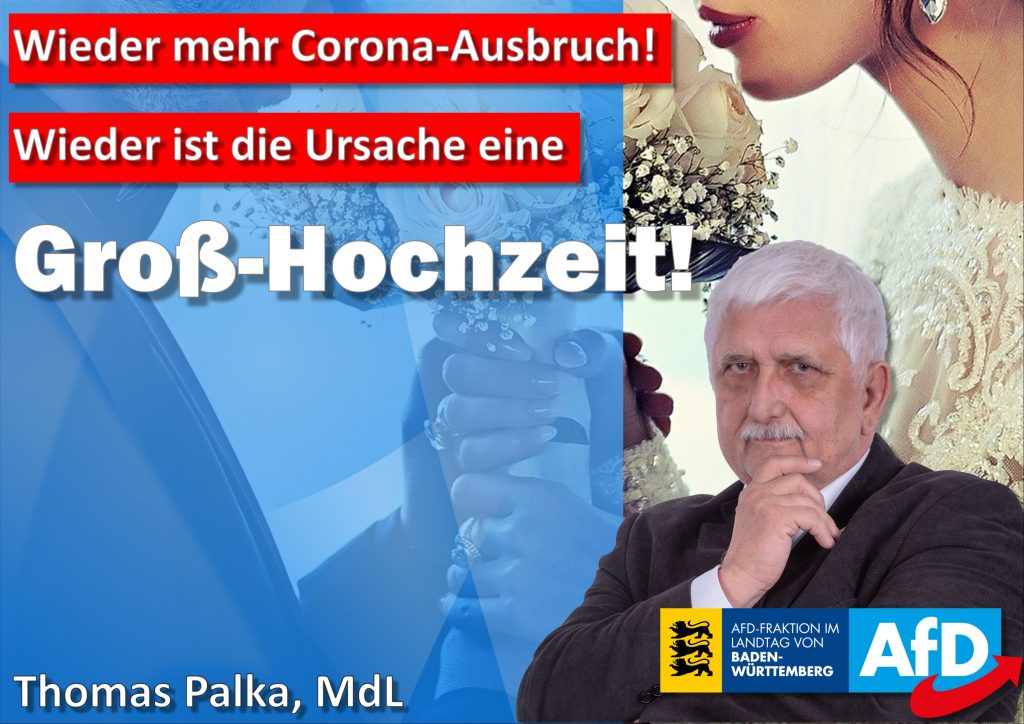 Corona und Hochzeiten… – Thomas Palka, MdL